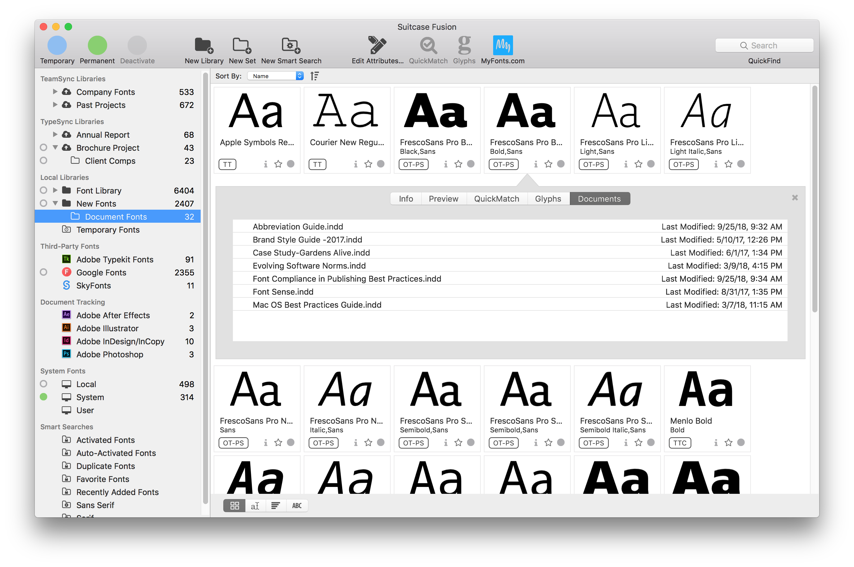 Extensis: Suitcase Fusion 9 | Creative Folks | Content Technologists